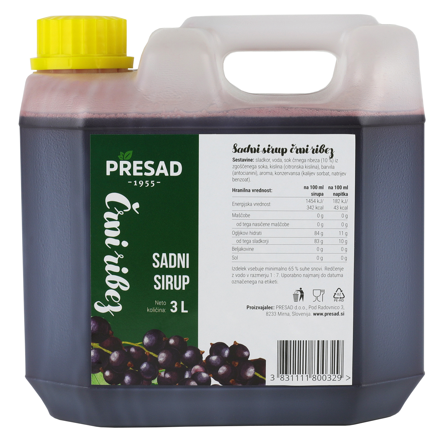 Sadni sirup črni ribez - Presad
